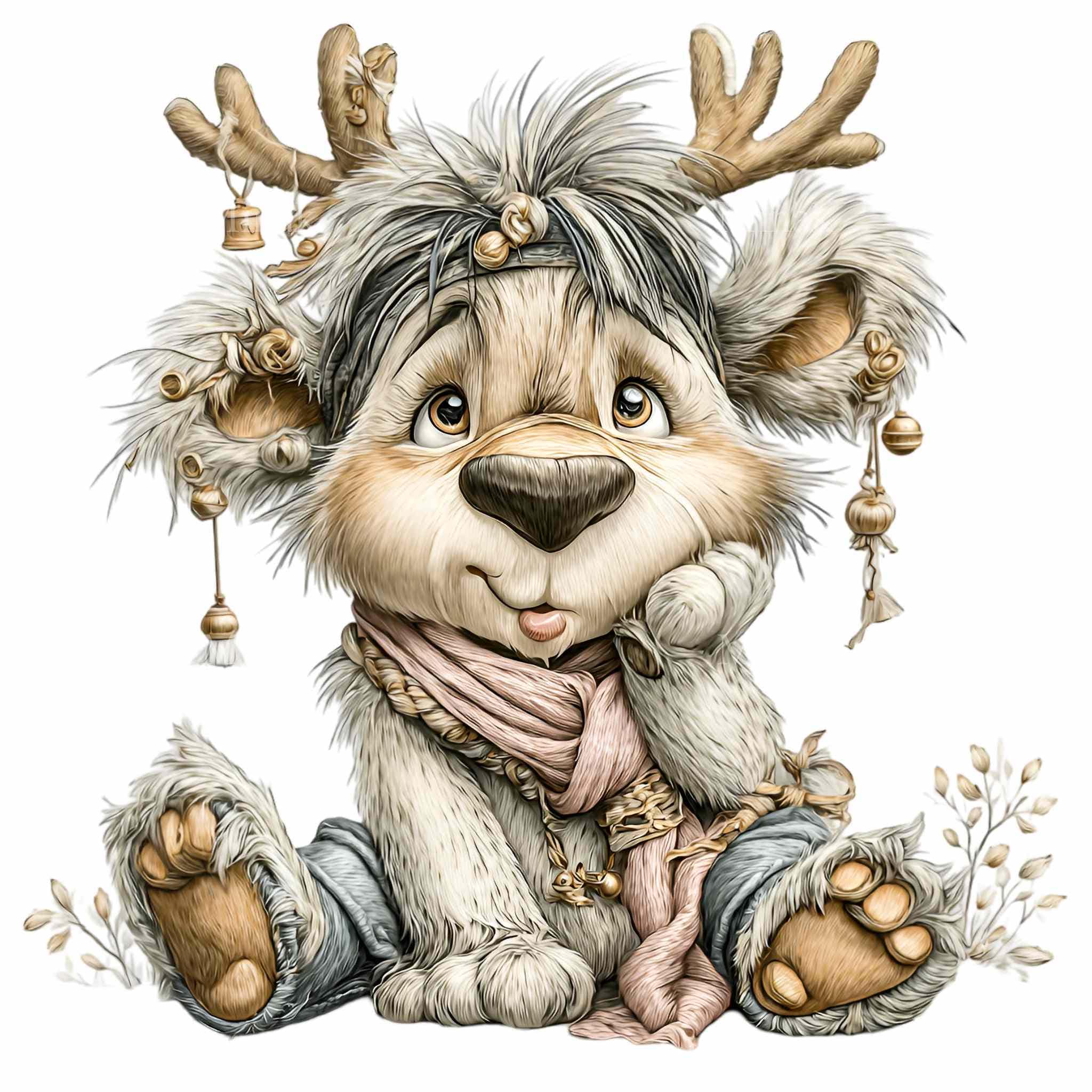 16 PNG Winter Bear Clipart – Cute Christmas Bear PNG for Sublimation ...
