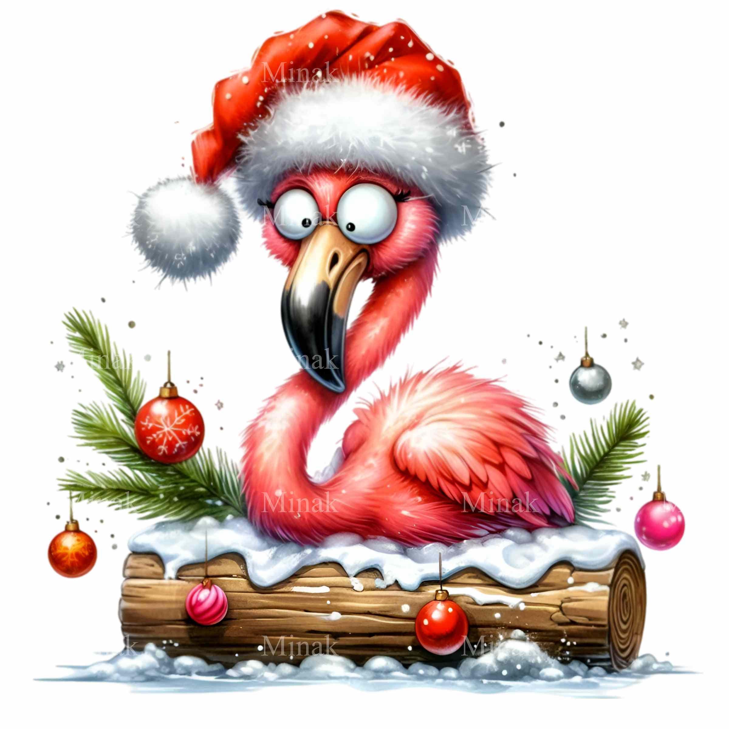 12 PNG Angry Flamingo Clipart – Grumpy Holiday Bird PNG, Funny ...