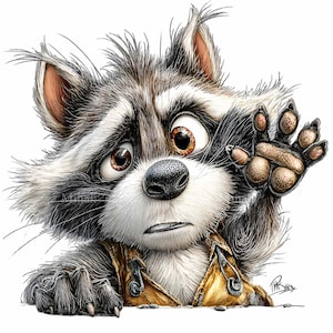 14 PNG Cute Raccoon Clipart – Woodland Animal PNG for T-shirts ...