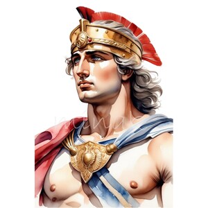 Alexander the Great Clipart Ancient Greece Macedonian King - Etsy