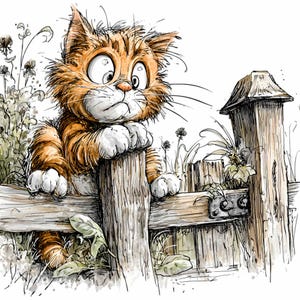 15 PNG Sweet Kitten Clipart – Cute Cat PNG – Whimsical Pet Illustration ...