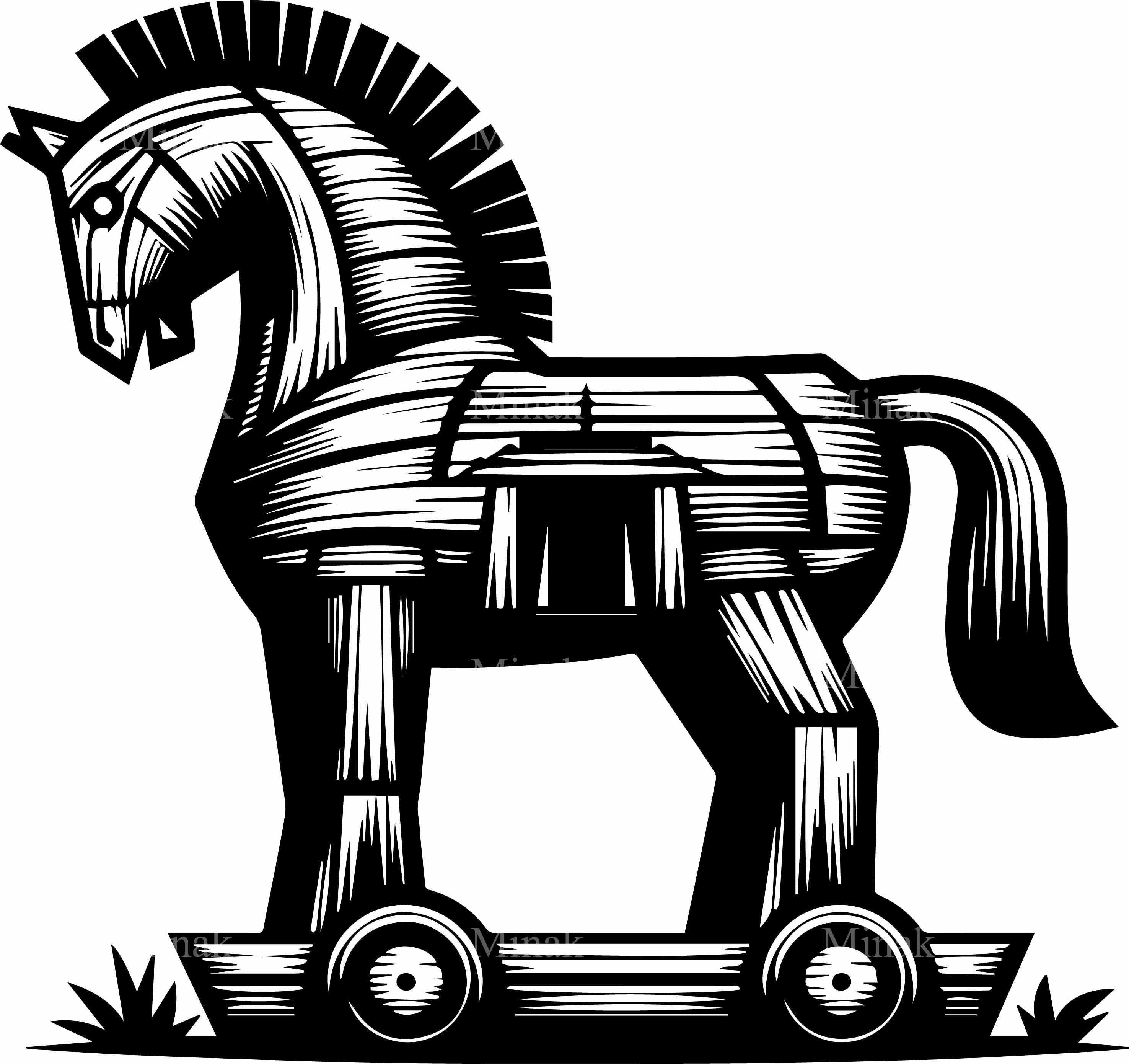 8 SVG Trojan Horse SVG Cut File – Ancient Greece Clipart for Cricut ...
