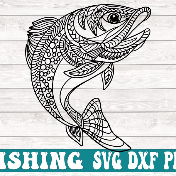 Fish Mandala Svg - Etsy