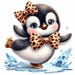 12 PNG Fashion Penguin Clipart – Winter Animal Art for Kids Decor ...