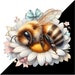 Honey Bee Clipart, Cute Bumblebee Clip Art, 10 PNG Flowers Baby Bee ...