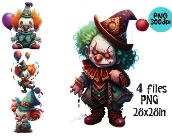 Cute Circus Clipart Clown Clipart Animals Clipart Carnival - Etsy