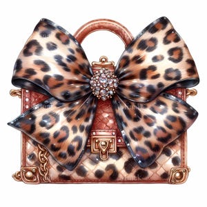 14 PNG Leopard Bow Purse PNG Clipart – Glam Gold Handbag With Large ...