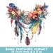 Feathers Clipart Bundles, 22 PNG Boho Watercolor Beaded Plumes Garland ...