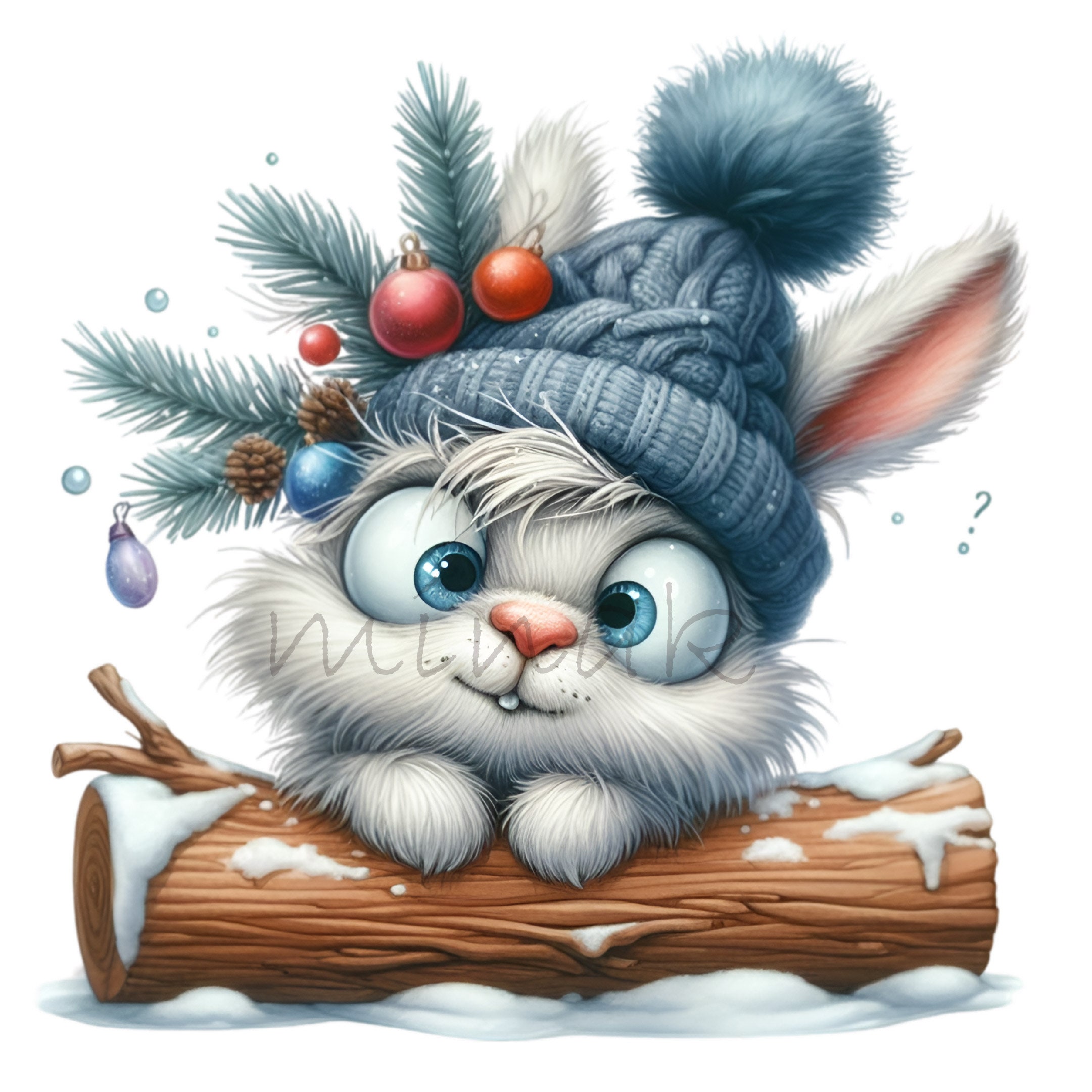 14 PNG Winter Bunny PNG – Christmas Rabbit Clipart – Cute Holiday ...