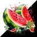 Watermelon Clipart Bundle PNG, 19 Watercolor Summer Fruit Food ...