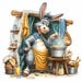 15 PNG Chef Donkey Clipart – Funny Cooking Illustration in Cottage ...