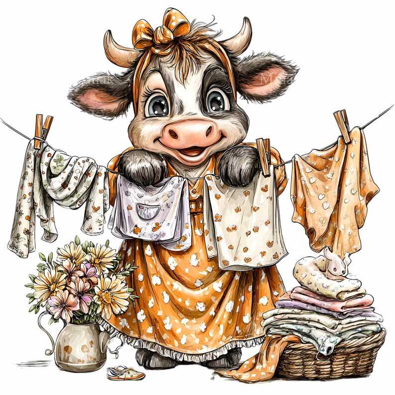 15 PNG Heifer Laundry Funny Cow Clipart, Farmhouse Sublimation - Etsy UK