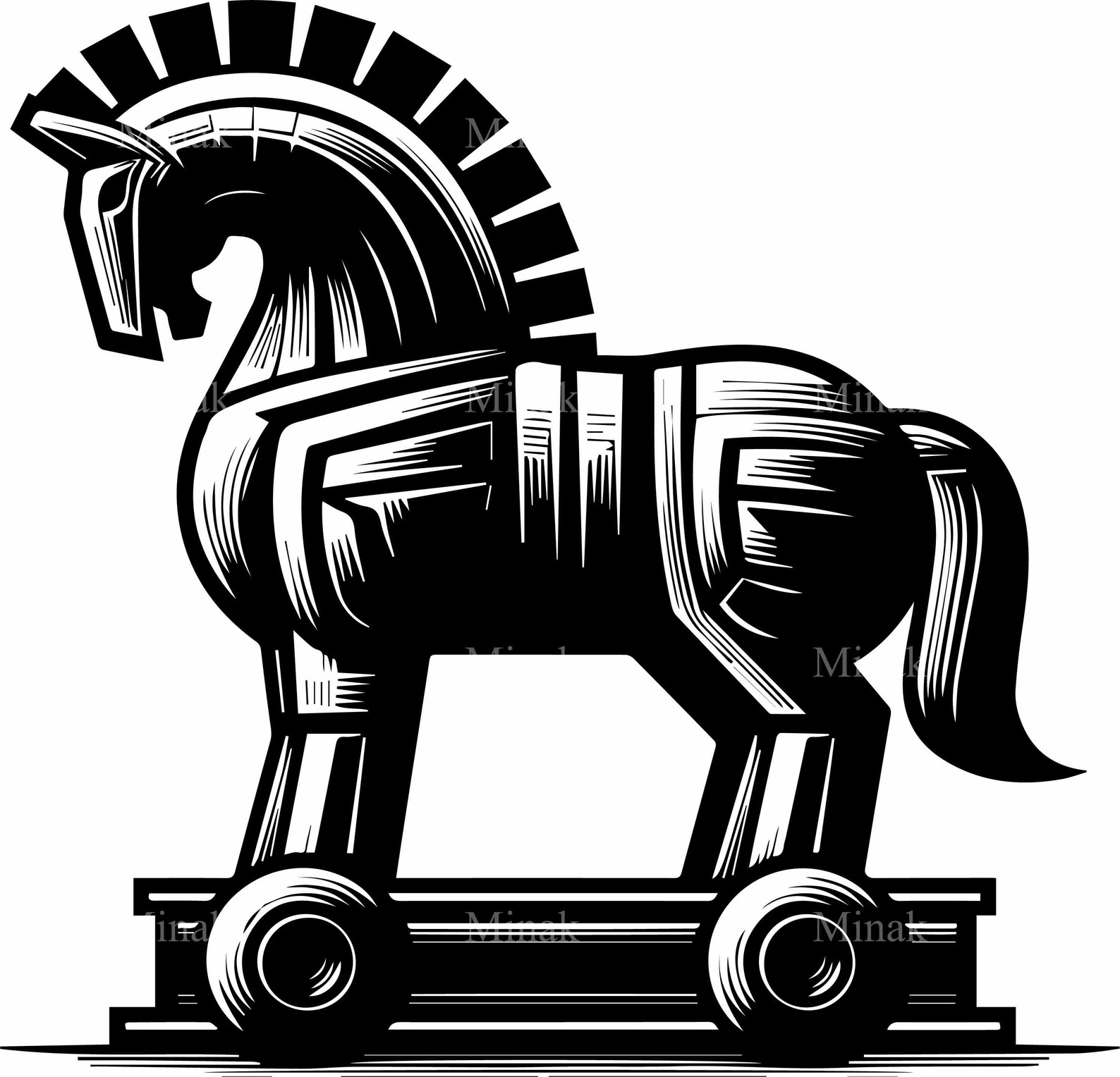 8 SVG Trojan Horse SVG Cut File – Ancient Greece Clipart for Cricut ...