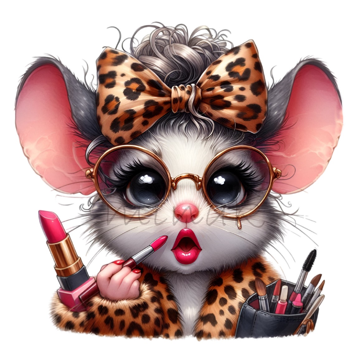 15 Fashionable Mouse PNG Clipart - Stylish Mouse With Polka Dot Bow ...