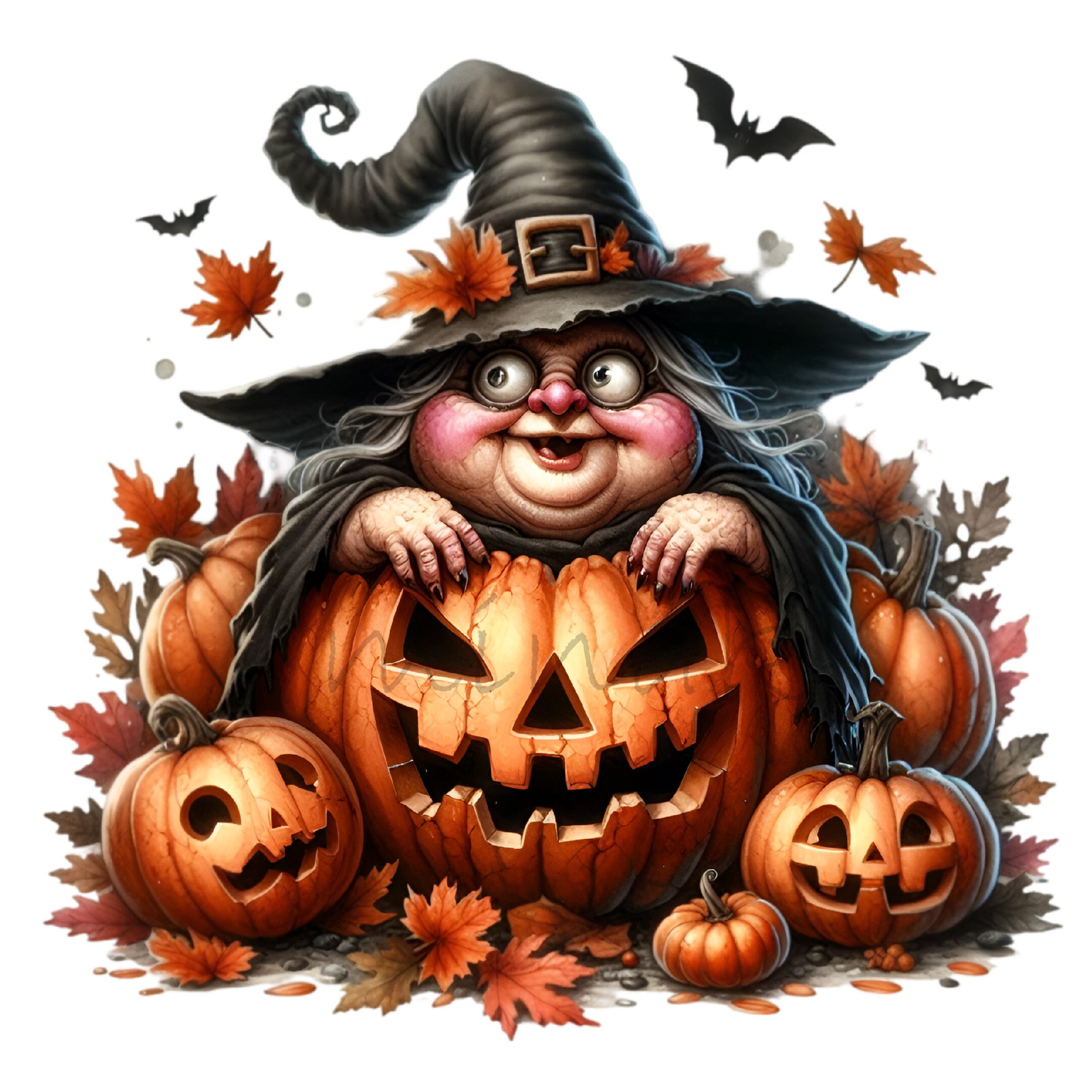 14 PNG Halloween Witch Pumpkin Clipart, Autumn Broomstick Sublimation ...