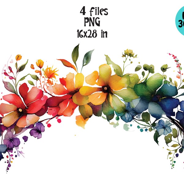 Rainbow Border - Etsy