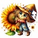 15 Cute Scarecrow PNG Clipart – Sunflower, Straw Hat, Plaid Shirt ...