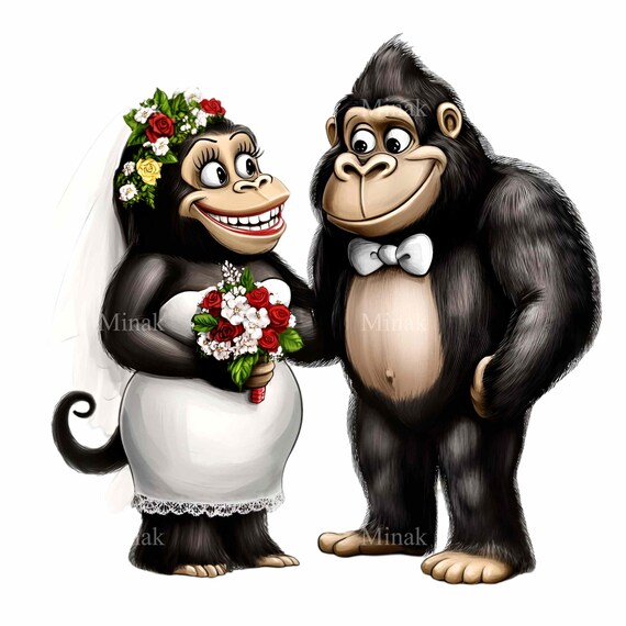 Monkey wedding dress 60 photos - Astyledwedding.com
