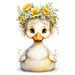 Duckling Clipart Bundle PNG, 12 Watercolor Baby Duck Clip Art ...