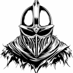 4 SVG Knight Helmet, Warrior Armor Cut File, Medieval Spartan ...
