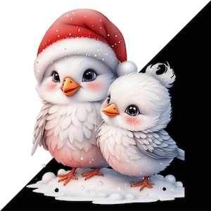 Red Bird Clipart Bundle PNG, 25 Watercolor Winter Cardinal Clip Art ...