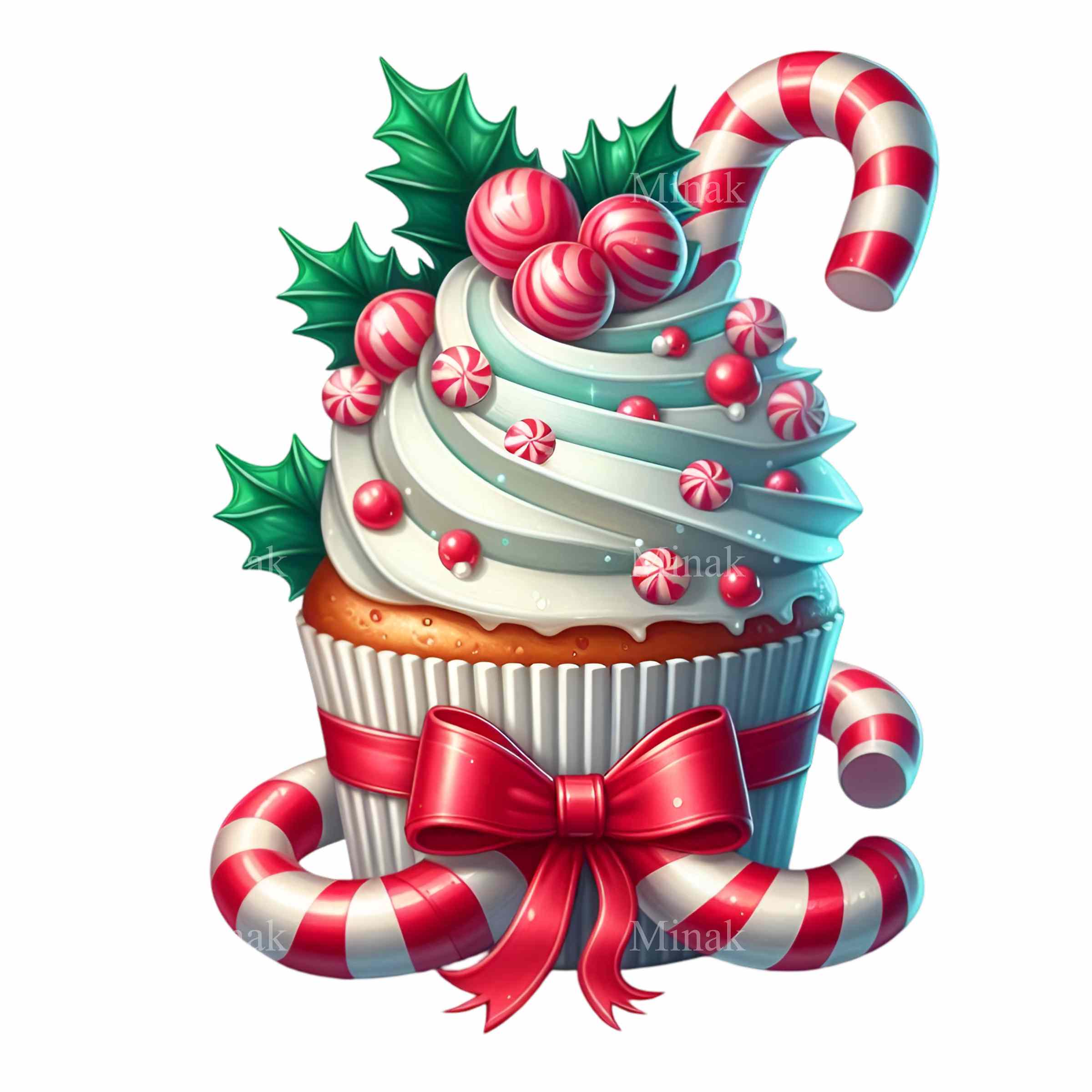 19 PNG Peppermint Sleigh Clipart – Candy Cane PNG Christmas Art ...