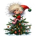 15 PNG Christmas Tree Elf Clipart – Cute Holiday Elf PNG – Kids ...