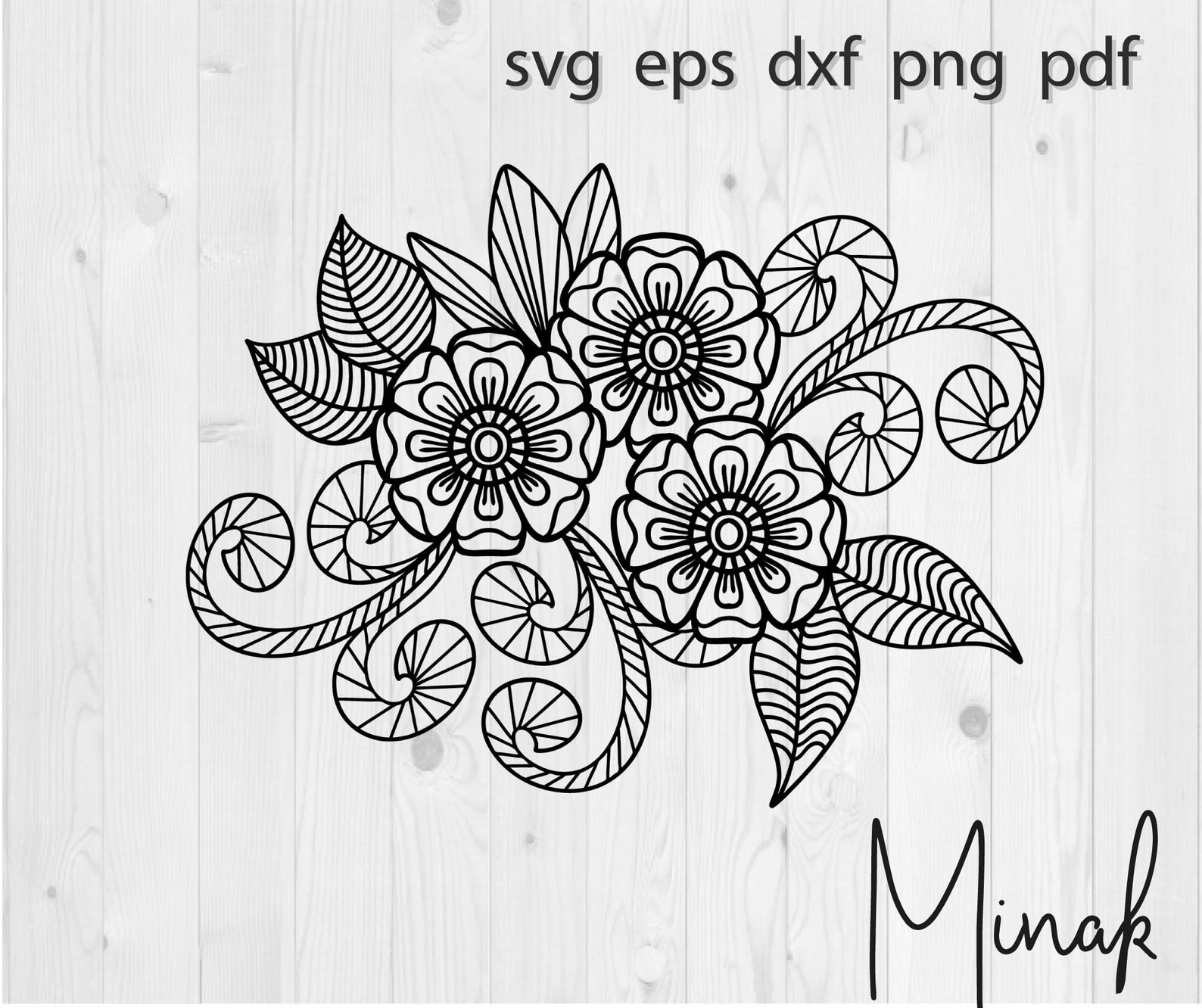 Aesthetic Svg Floral Svg Svg Files for Cricut Trendy Svg | Etsy Hong Kong