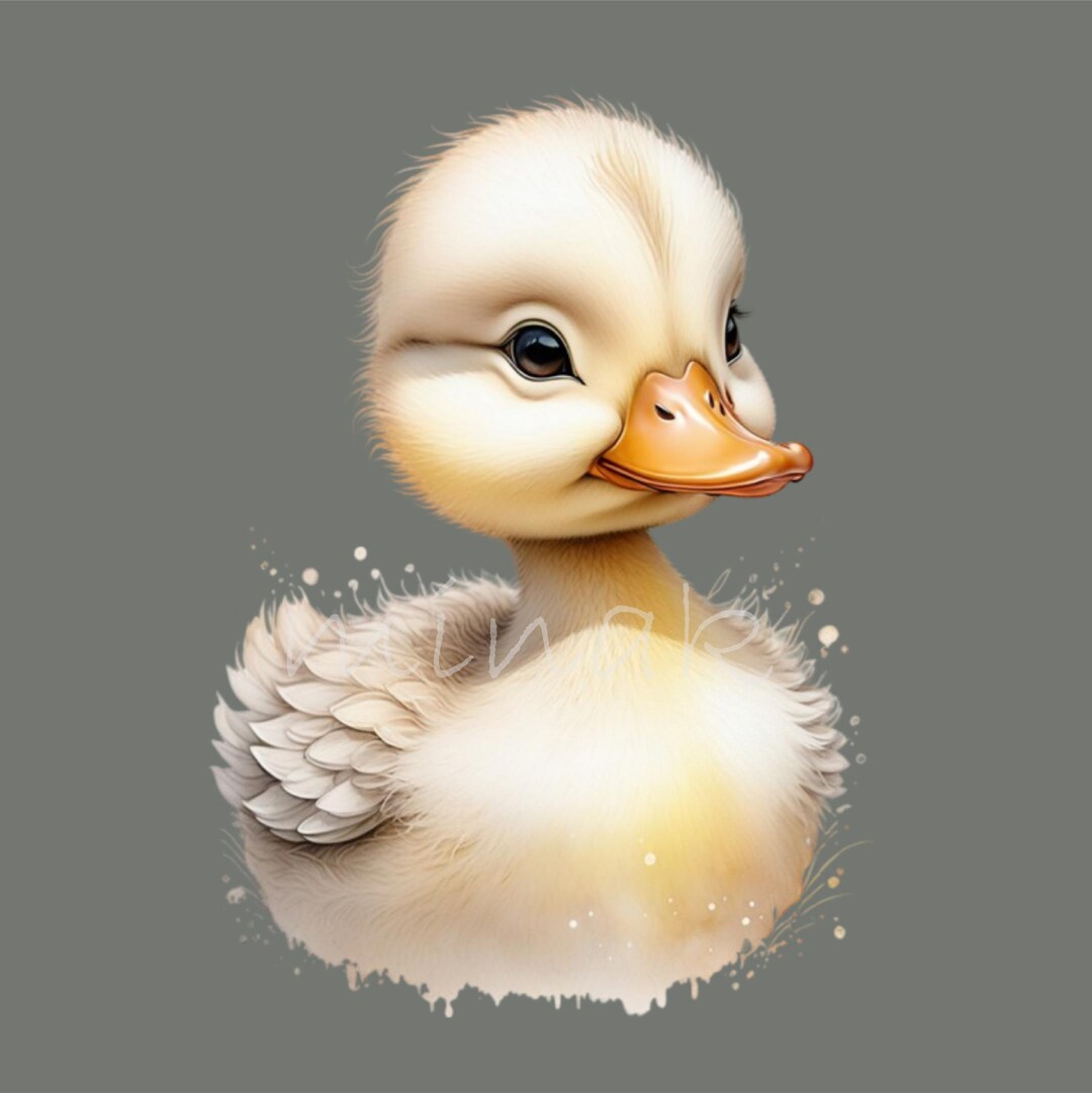 Duckling Clipart Bundle PNG, 17 Watercolor Baby Duck Clip Art ...