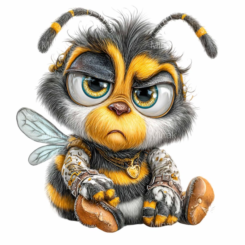 12 PNG Cool Bumblebee Clipart - Strong Bee PNG Digital Download for ...