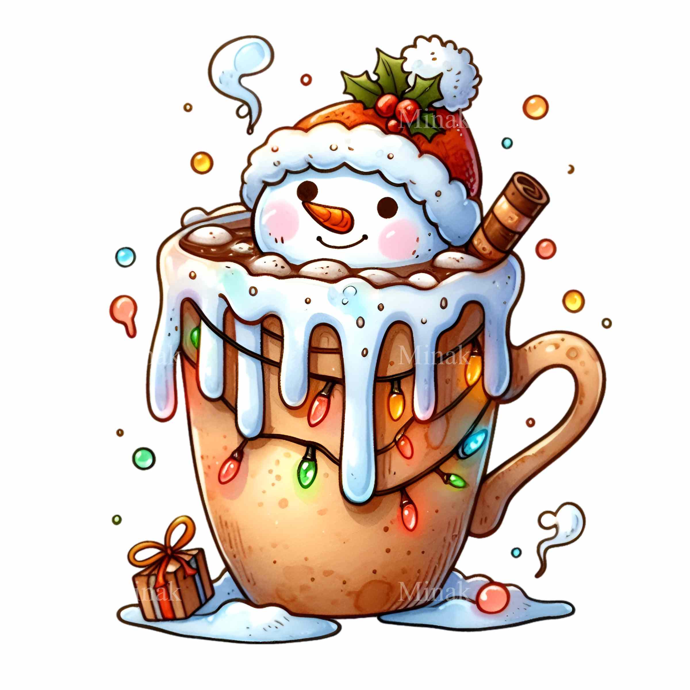 19 PNG Snowman in Cocoa Mug Clipart – Cute Christmas Hot Drink PNG ...