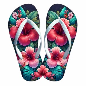14 PNG Rainbow Flip Flops – Tropical PNG Clipart – Colorful Summer ...