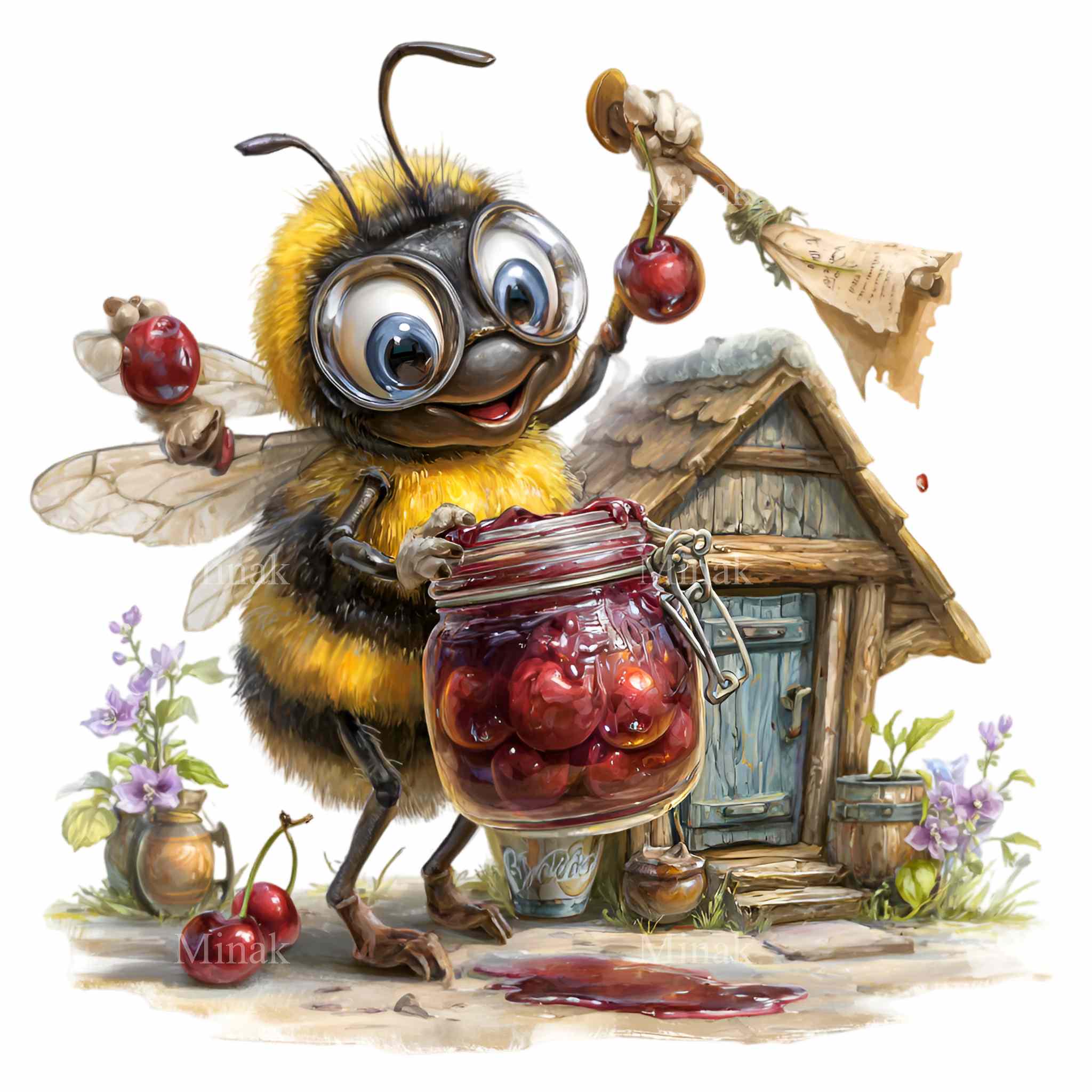 18 PNG Honey Bee PNG Clipart, Bakery Shack Beekeeper Sublimation - Etsy