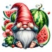 Watermelon Clipart, Melon Clip Art, 10 Gnome Fruit Clipart, Watermelon ...