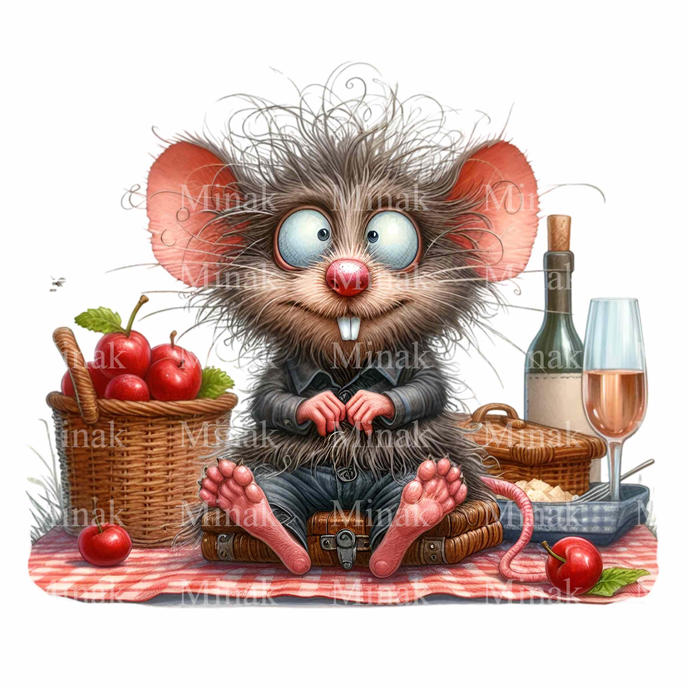 10 PNG Funny Drunk Mouse Clipart, Wine Lover Sublimation - Etsy