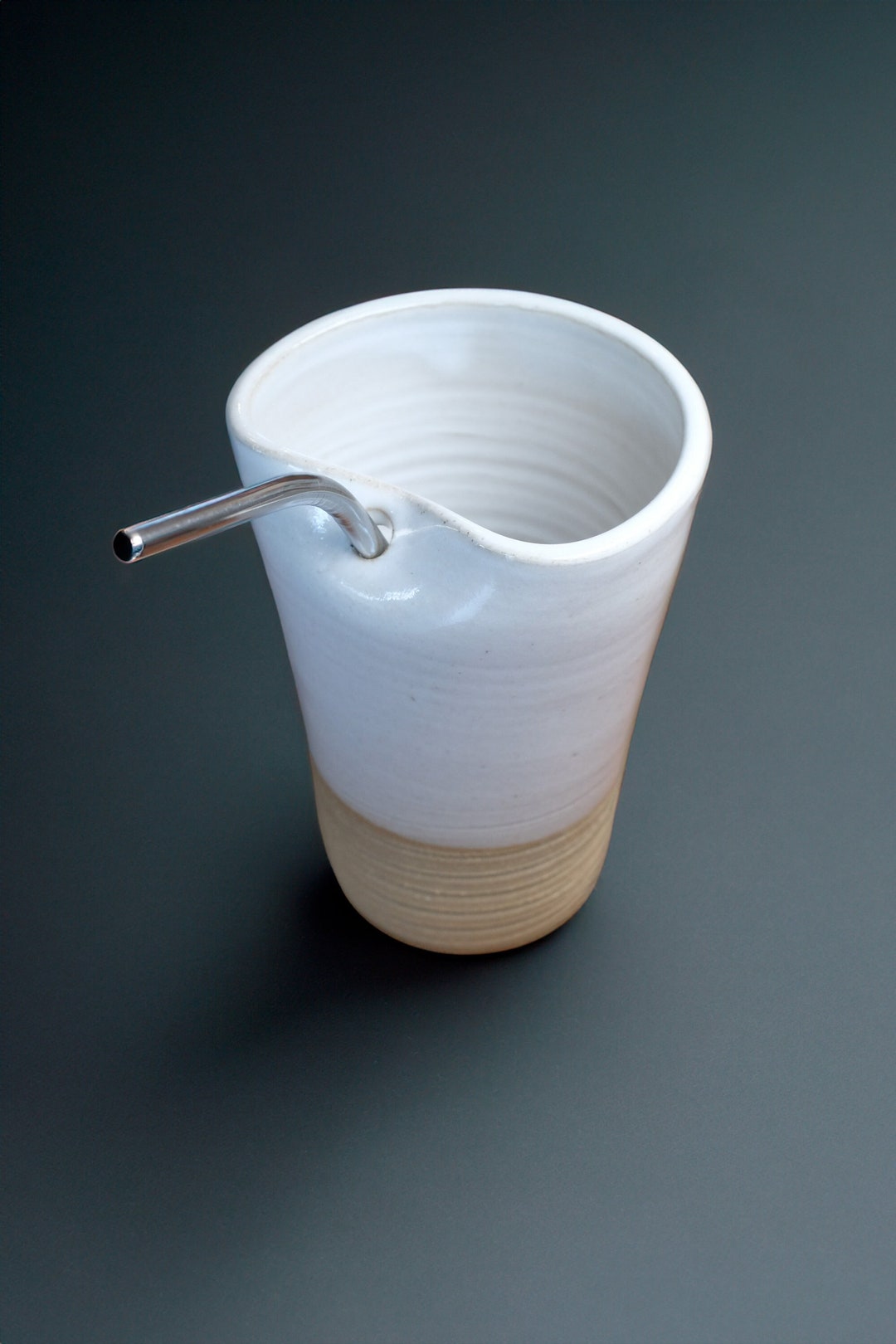 White Straw Tumbler - Etsy