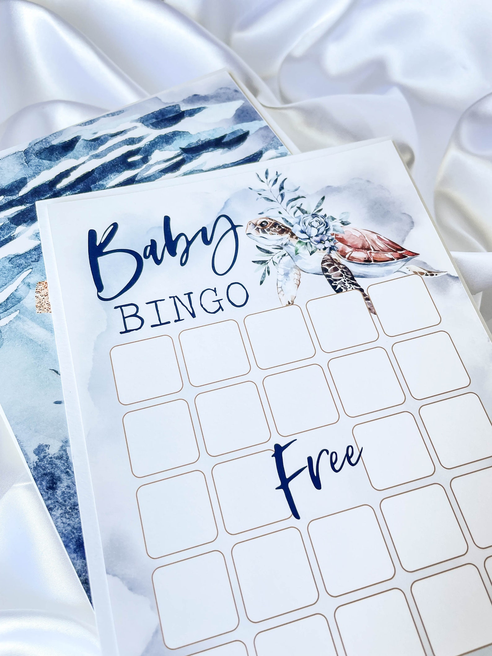 Under the Sea Baby Shower Baby Bingo Game Ocean Baby Shower - Etsy