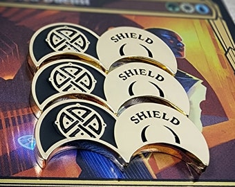 Metal Shield Token - Etsy