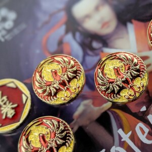 L5R Phoenix Metal Fate Reignited and Scholar Luxury Tokens - Etsy