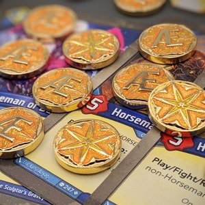 Keyforge Luxury Aember: Archonic Energy Metal Tokens - Unofficial ...