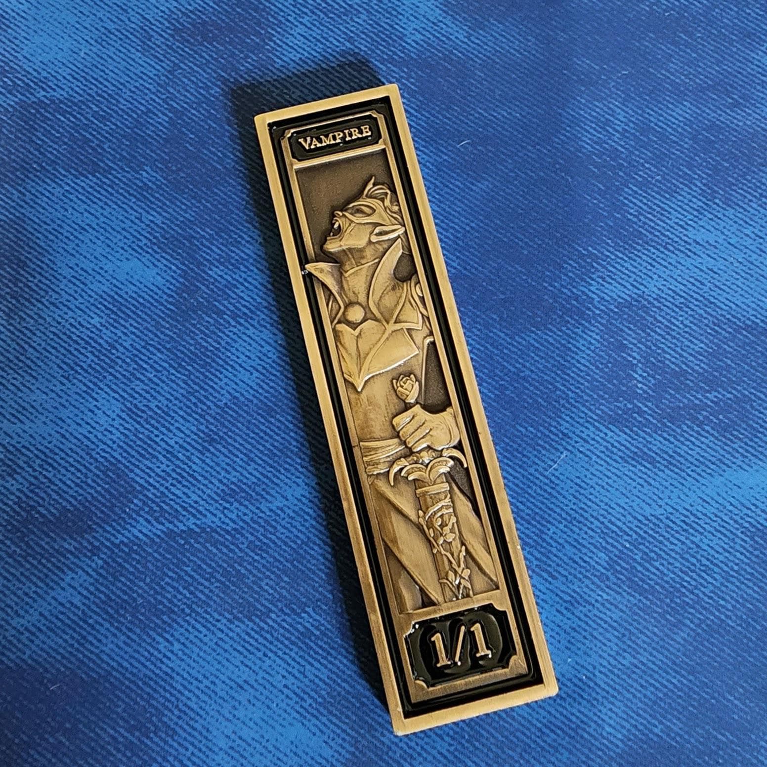 Mtg Tokens, Vampire Prize Luxury Token - Unofficial Metal Tokens ...