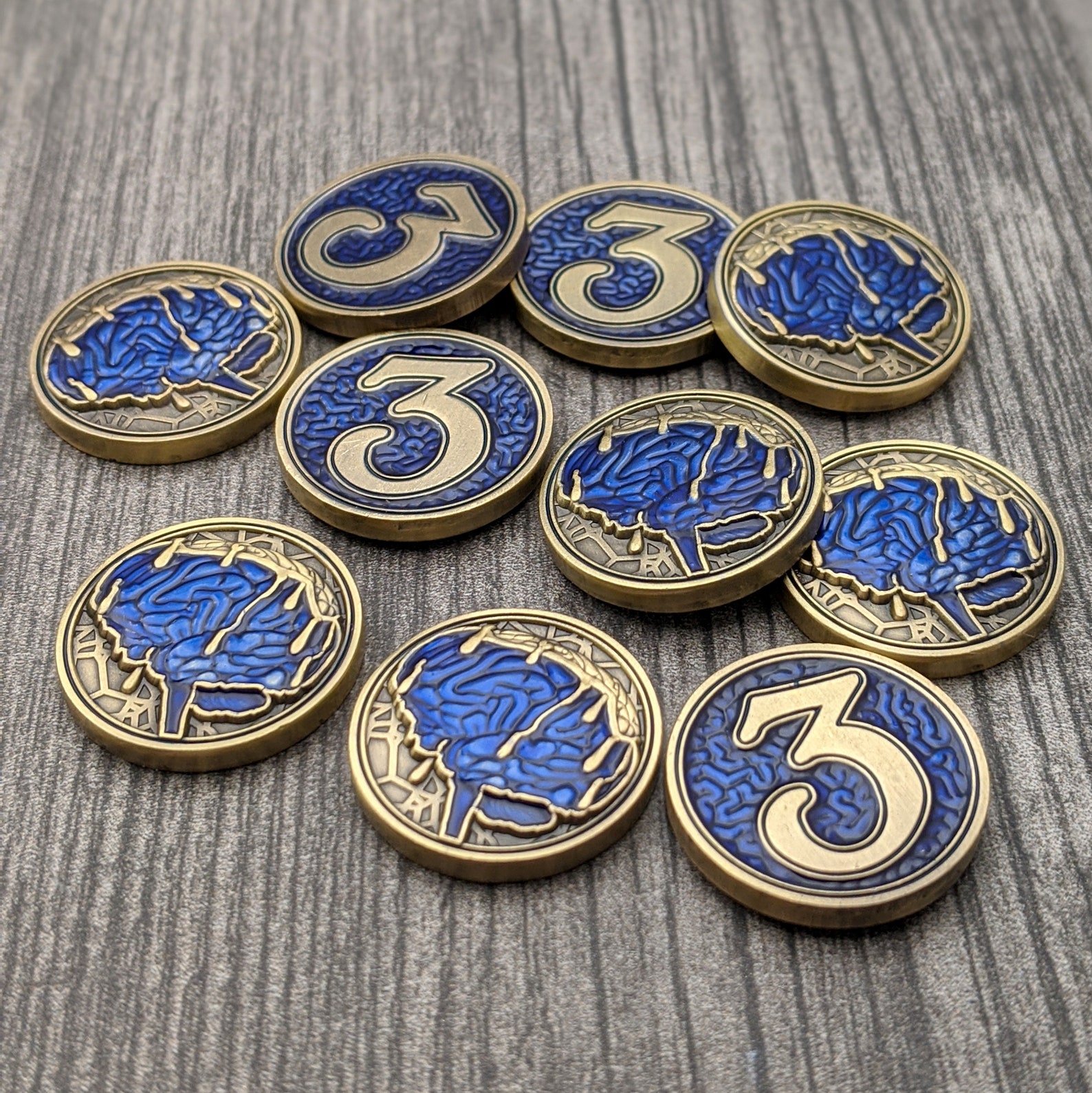 Arkham Sanity: Melting Mind - Unofficial Luxury Metal Tokens Compatible ...