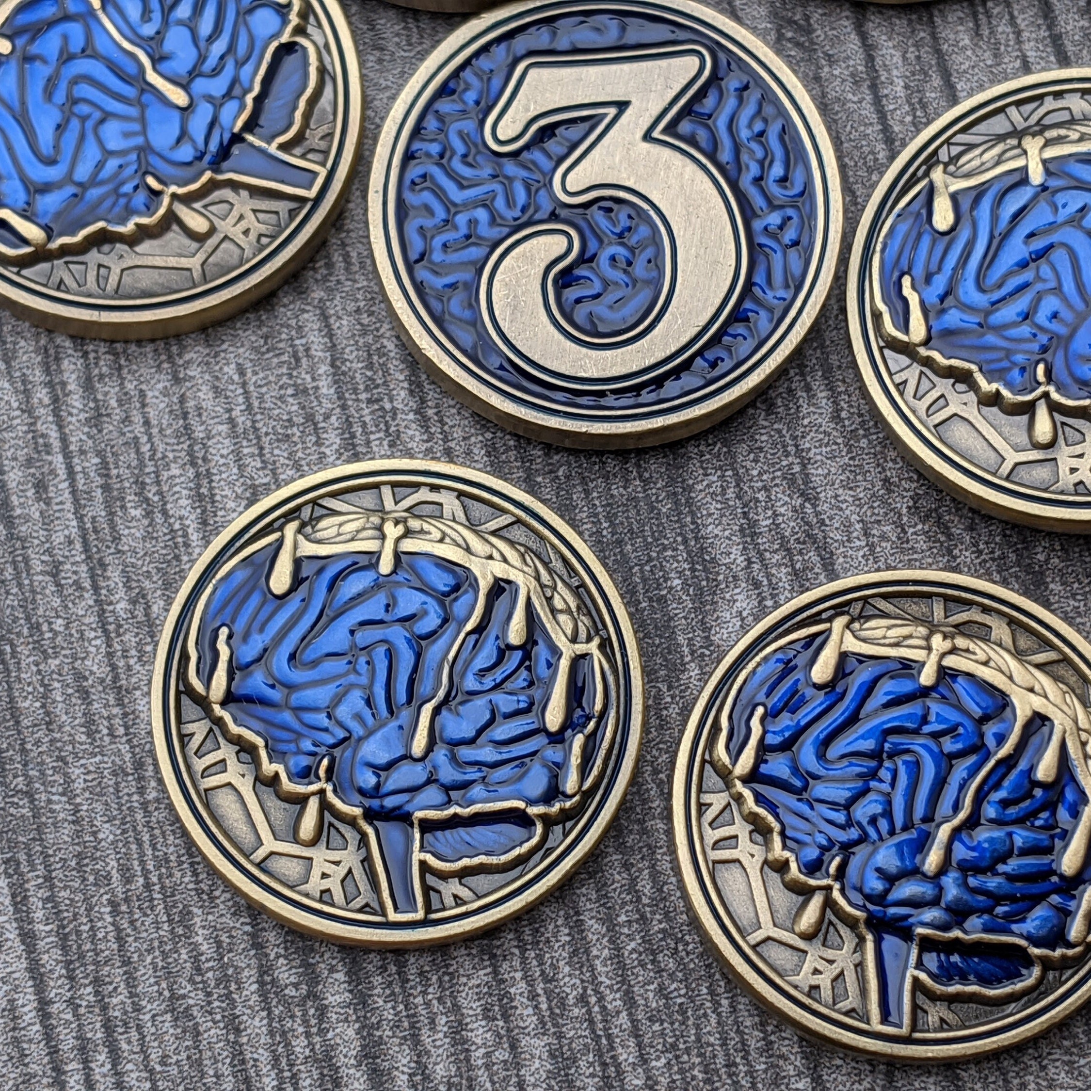 Arkham Sanity: Melting Mind - Unofficial Luxury Metal Tokens Compatible ...