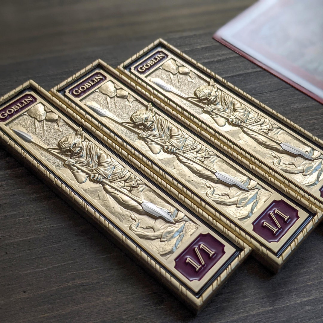 Mtg Tokens, Goblin Luxury Token - Unofficial Metal Tokens/counters for ...