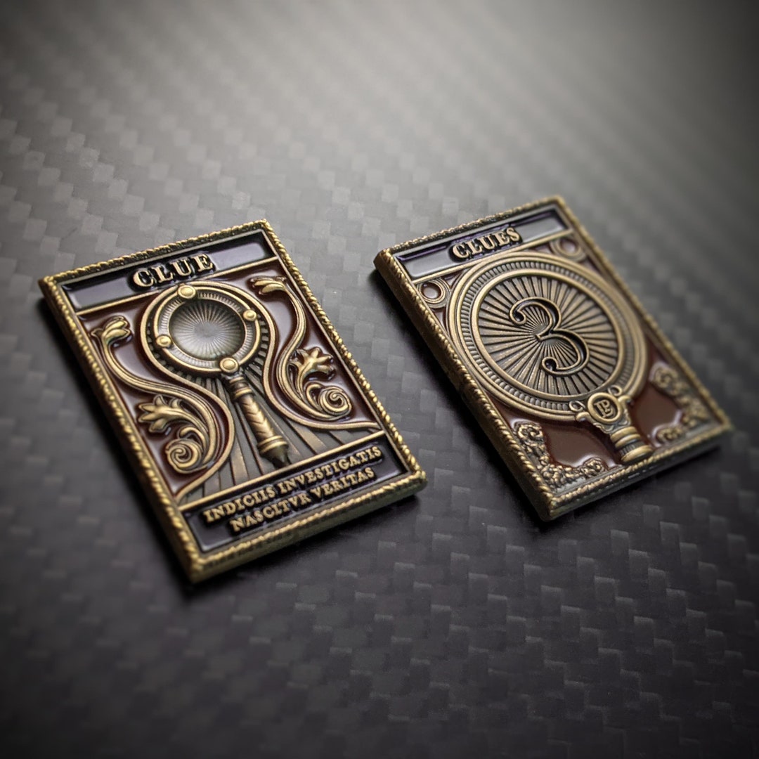 Mtg Clue Tokens - Metal Game Pieces - Unofficial Luxury Counters for ...