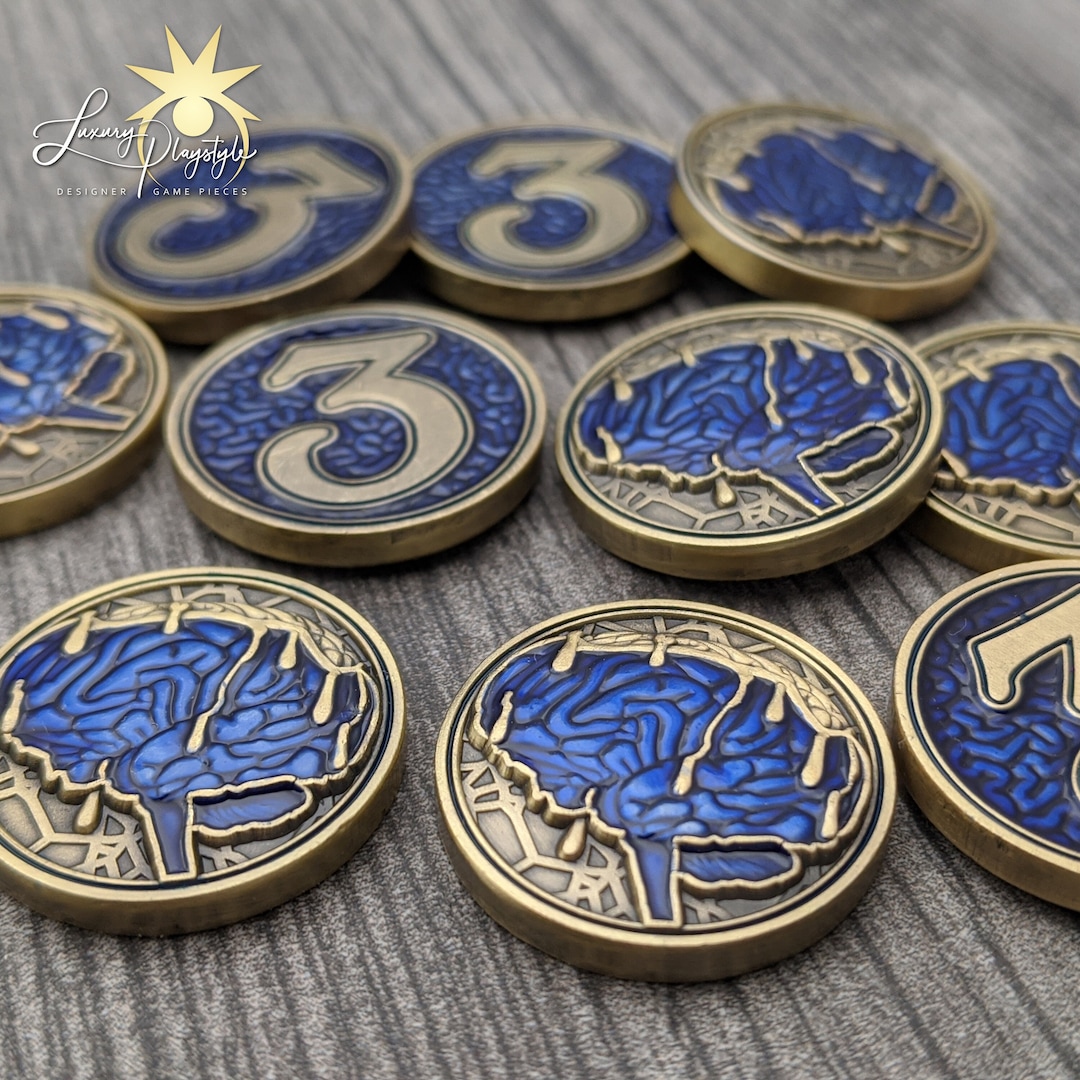 Arkham Sanity: Melting Mind - Unofficial Luxury Metal Tokens Compatible ...