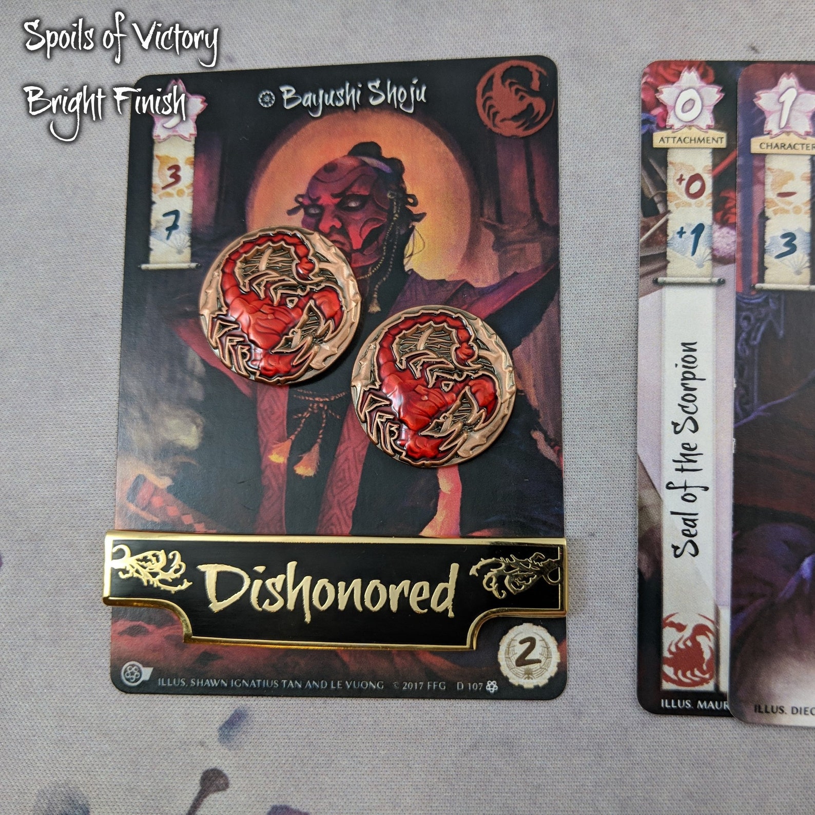 L5R Metal Fate: Scorpion Limited Edition - Unofficial LCG Luxury Fate ...