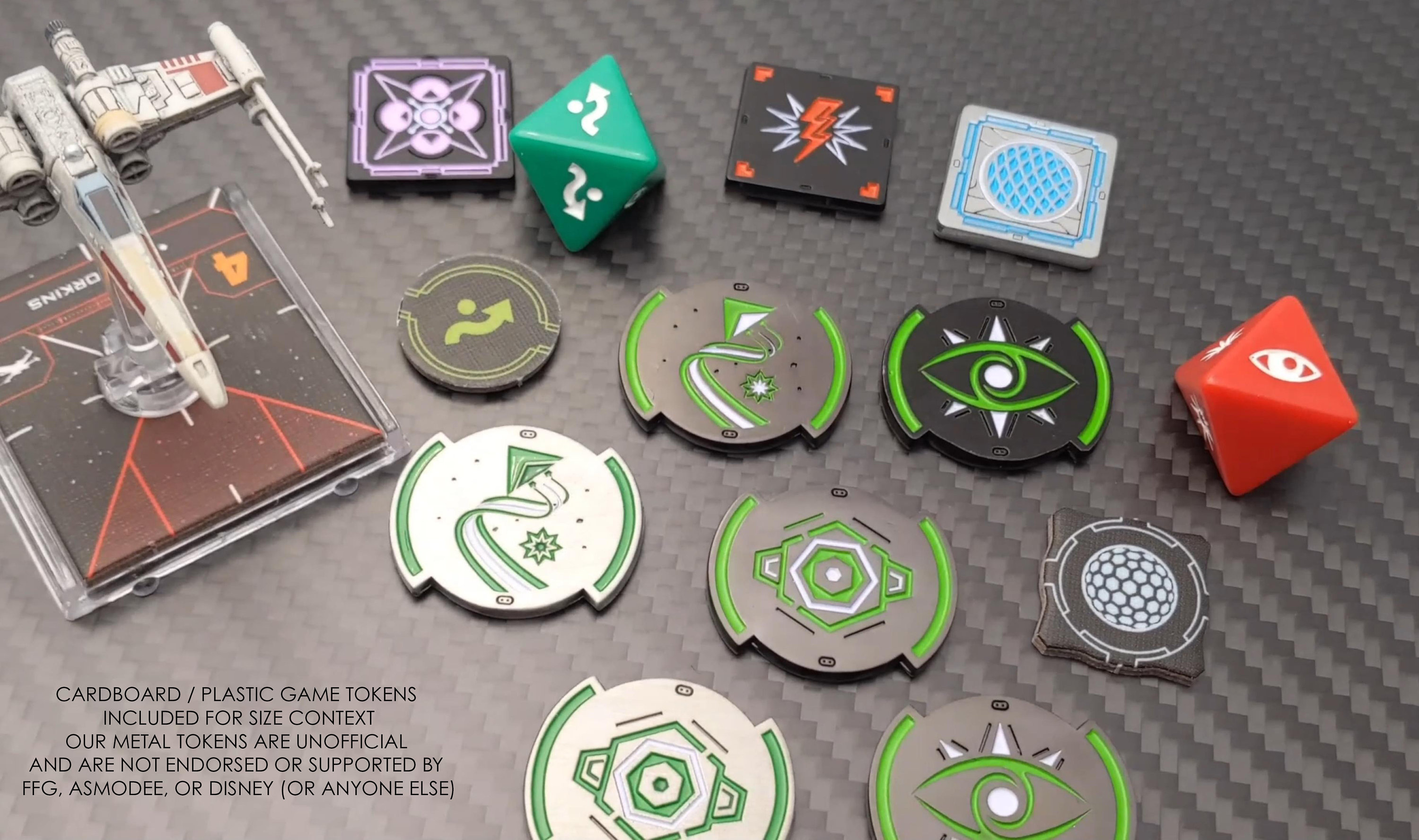 X-wing Metal Elite Maneuver Evade Focus Calculate Token - Etsy Canada