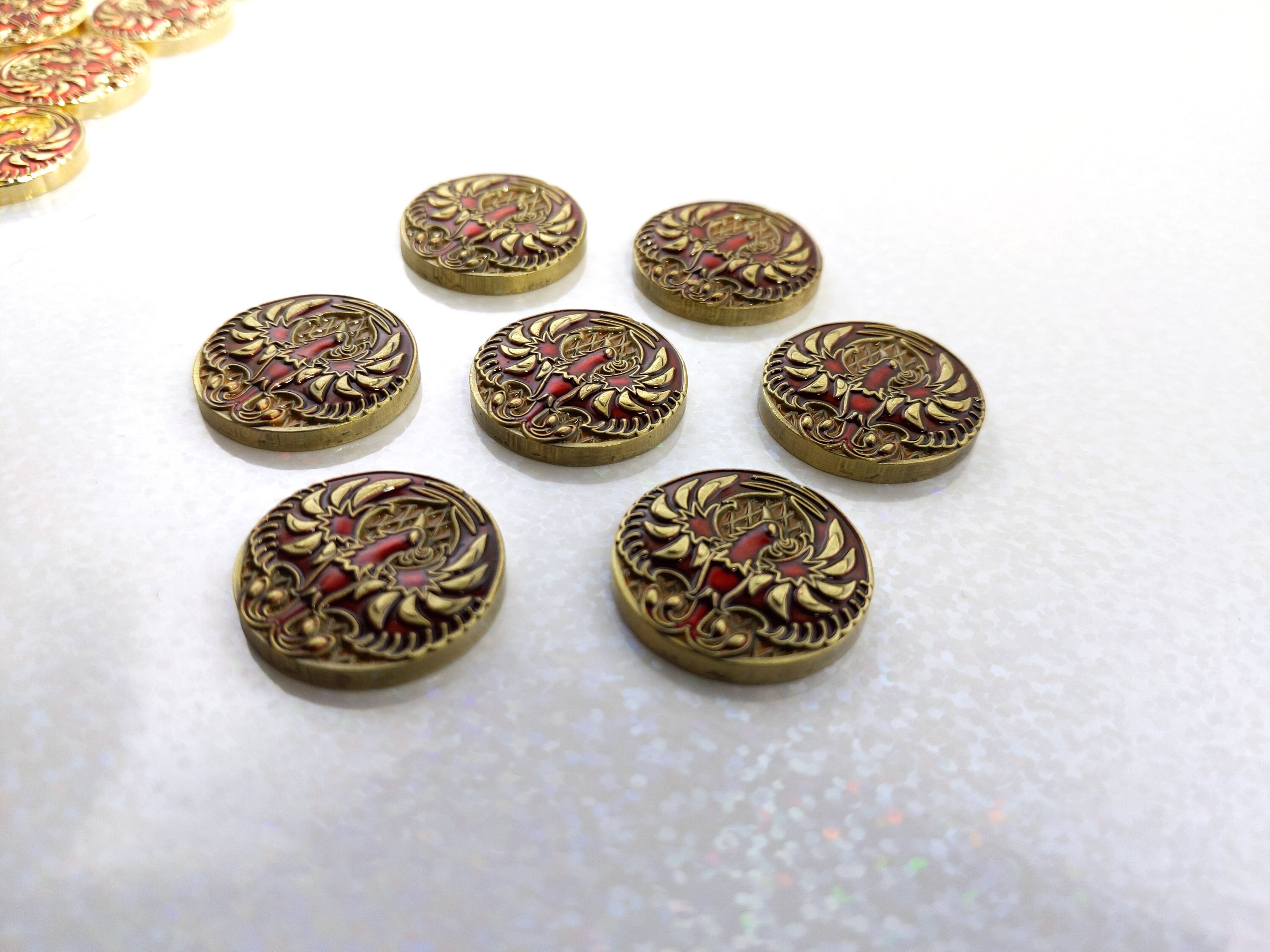 L5R Phoenix Metal Fate Reignited and Scholar Luxury Tokens - Etsy Hong Kong