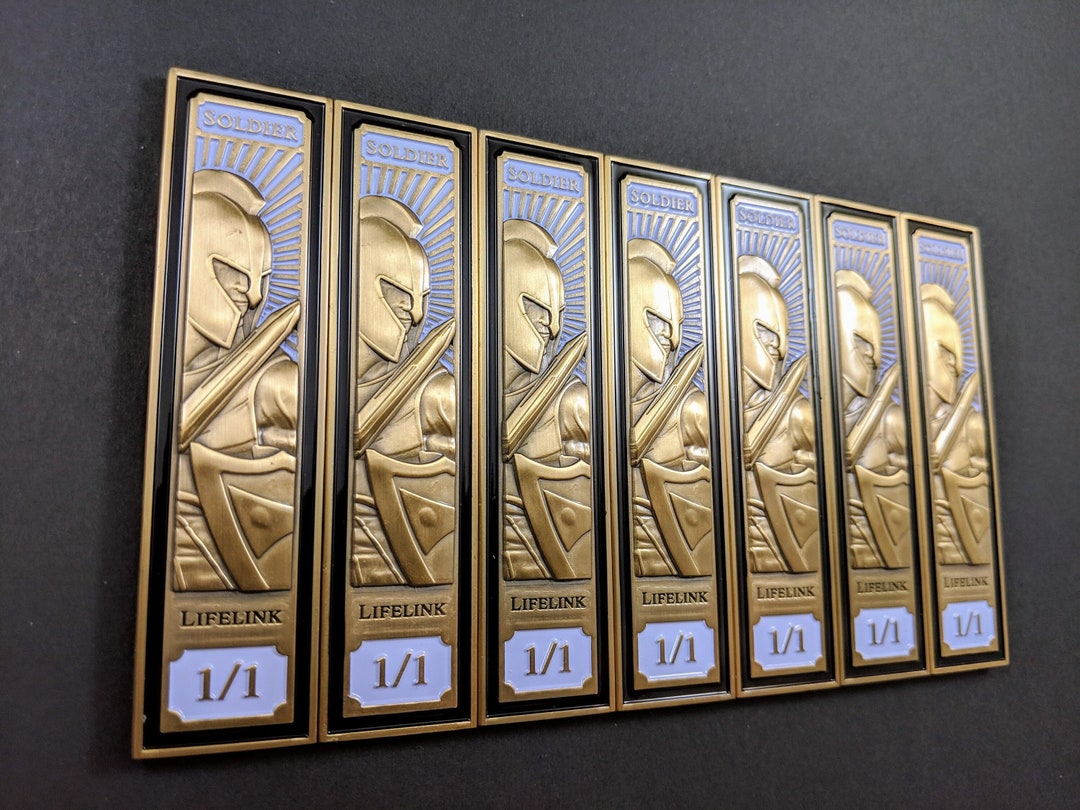 Mtg Tokens, Soldier Prize Luxury Token - Unofficial Metal Tokens ...